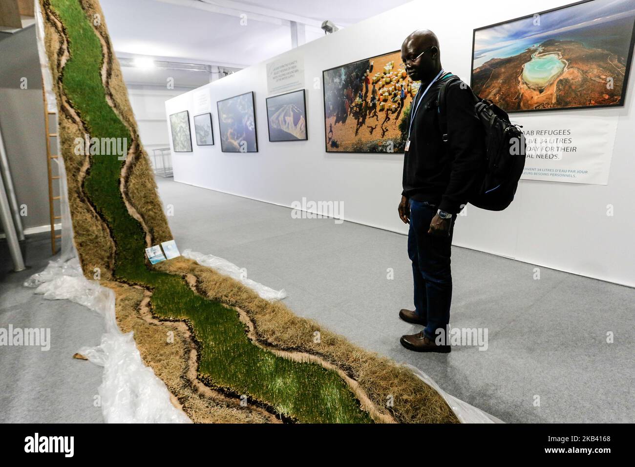 Visitors enjoy art exhibition during UN Climate Conference COP24 in ...