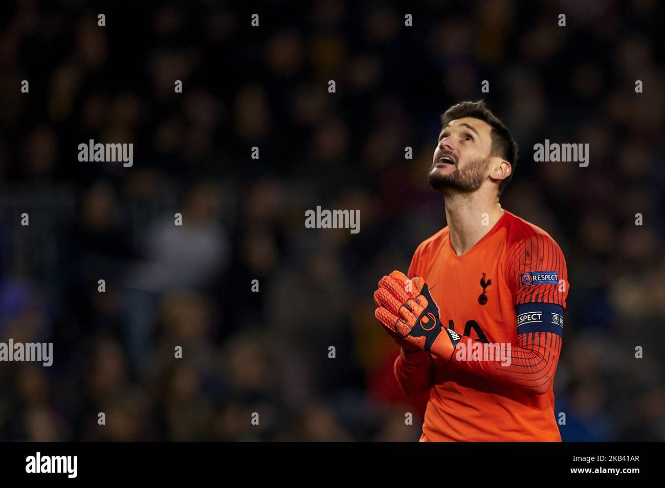 Hugo Lloris of Tottenham celebrates the goal of the teammate Lamela ...