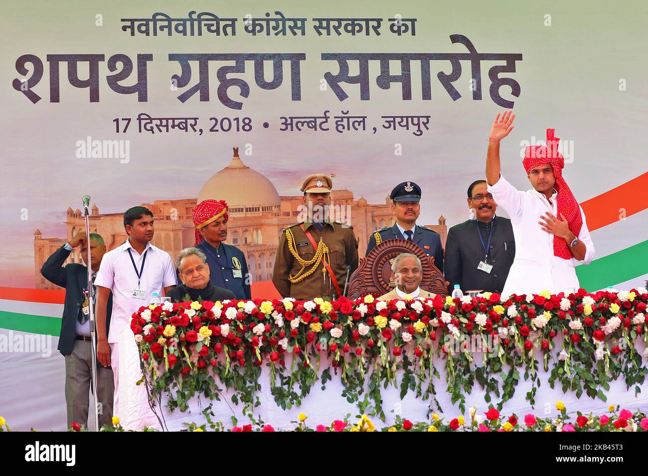 Swearing in ceremony jaipur rajasthan india vishal bhatnagar hi-res ...