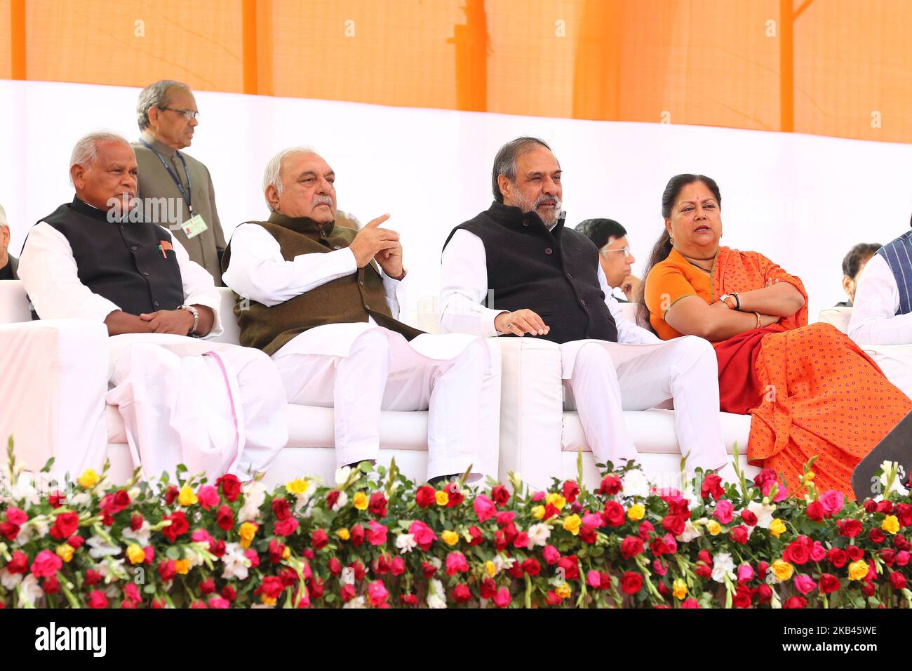 Former Rajasthan Chief Minister Vasundhara Raje , Congress Senior ...