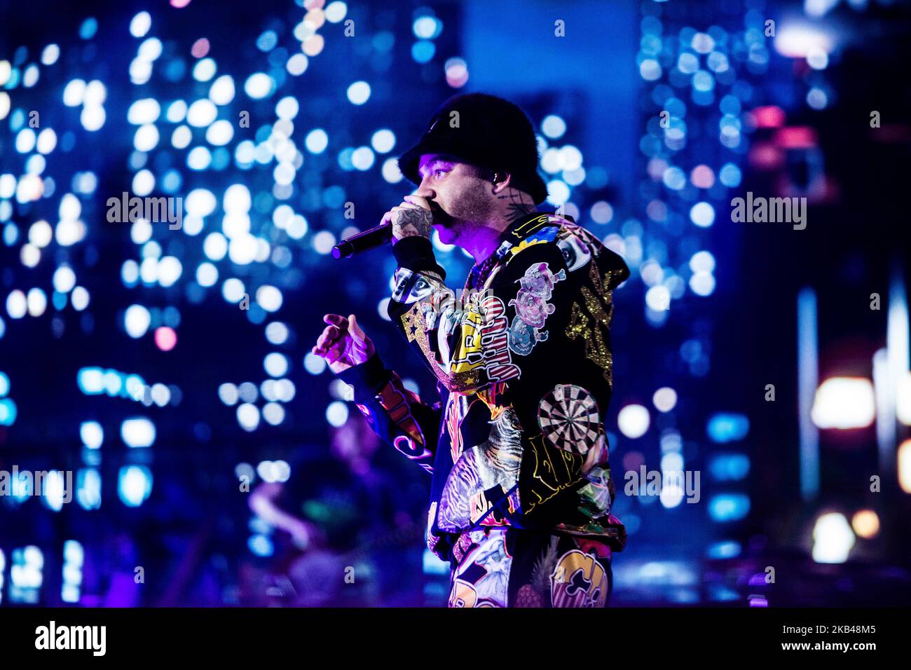 (12/22/2018) The italian rapper Salmo performing live at Mediolanum ...