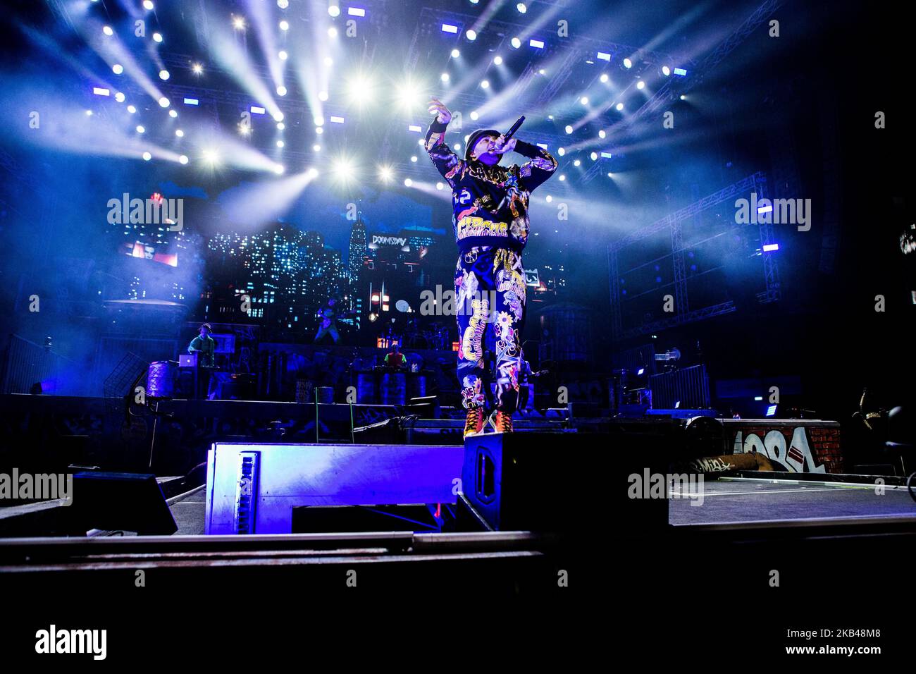 (12/22/2018) The italian rapper Salmo performing live at Mediolanum ...