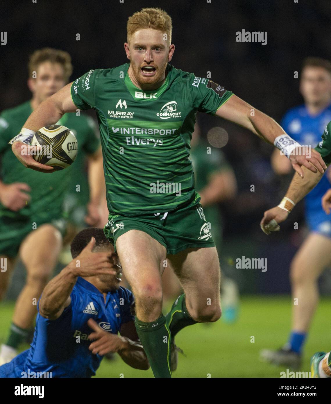 Darragh Leader of Connacht in action during the Guinness PRO14 rugby ...
