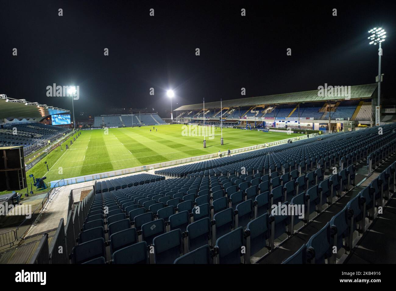 General view of RDS Arena during the Guinness PRO14 rugby match between ...