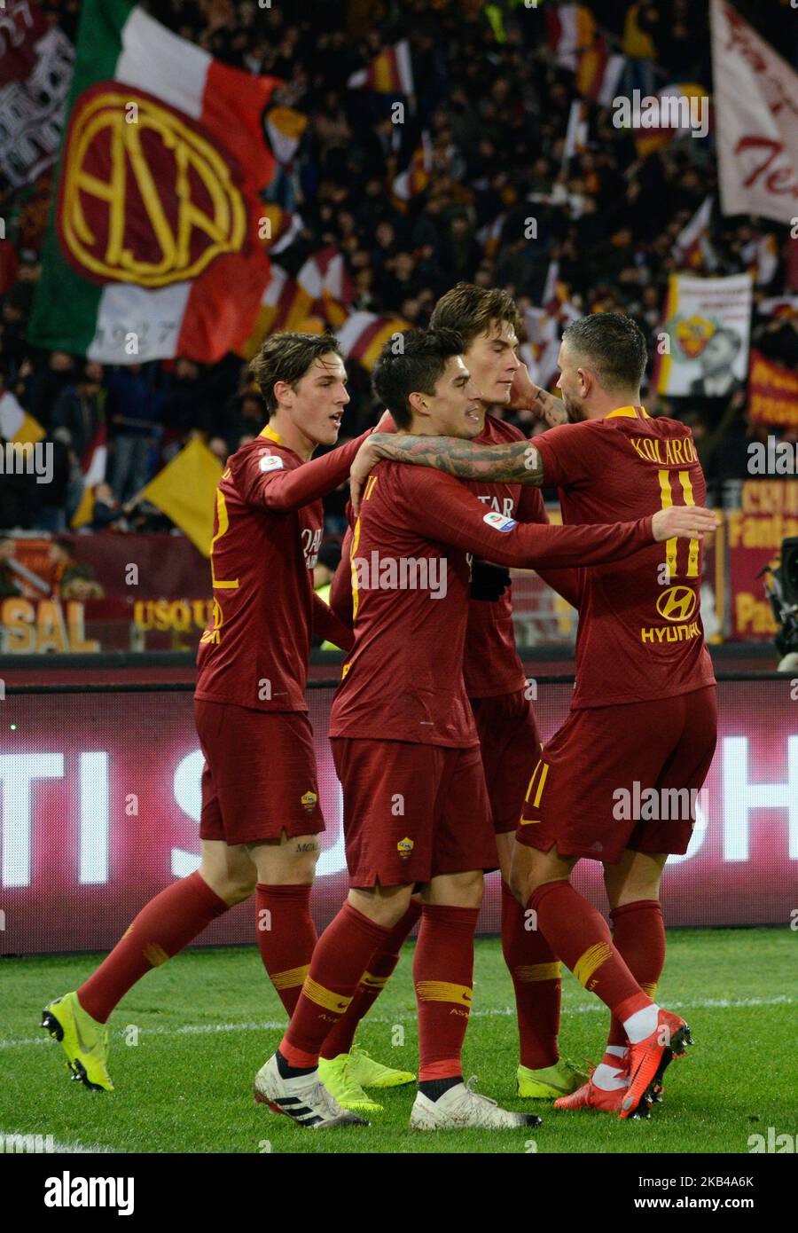 Patrik Schick celebrates after scoring goal 2-0 during the Italian ...