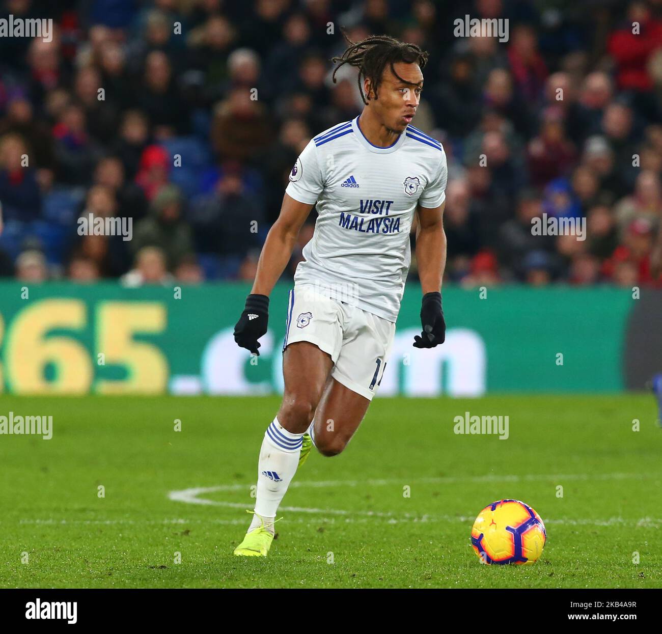 Cardiff City's Bobby Reid during English Premier League between Crystal ...