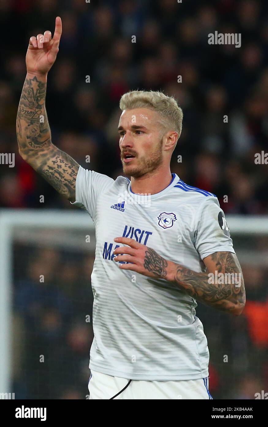 Cardiff City's Joe Bennett during English Premier League between ...