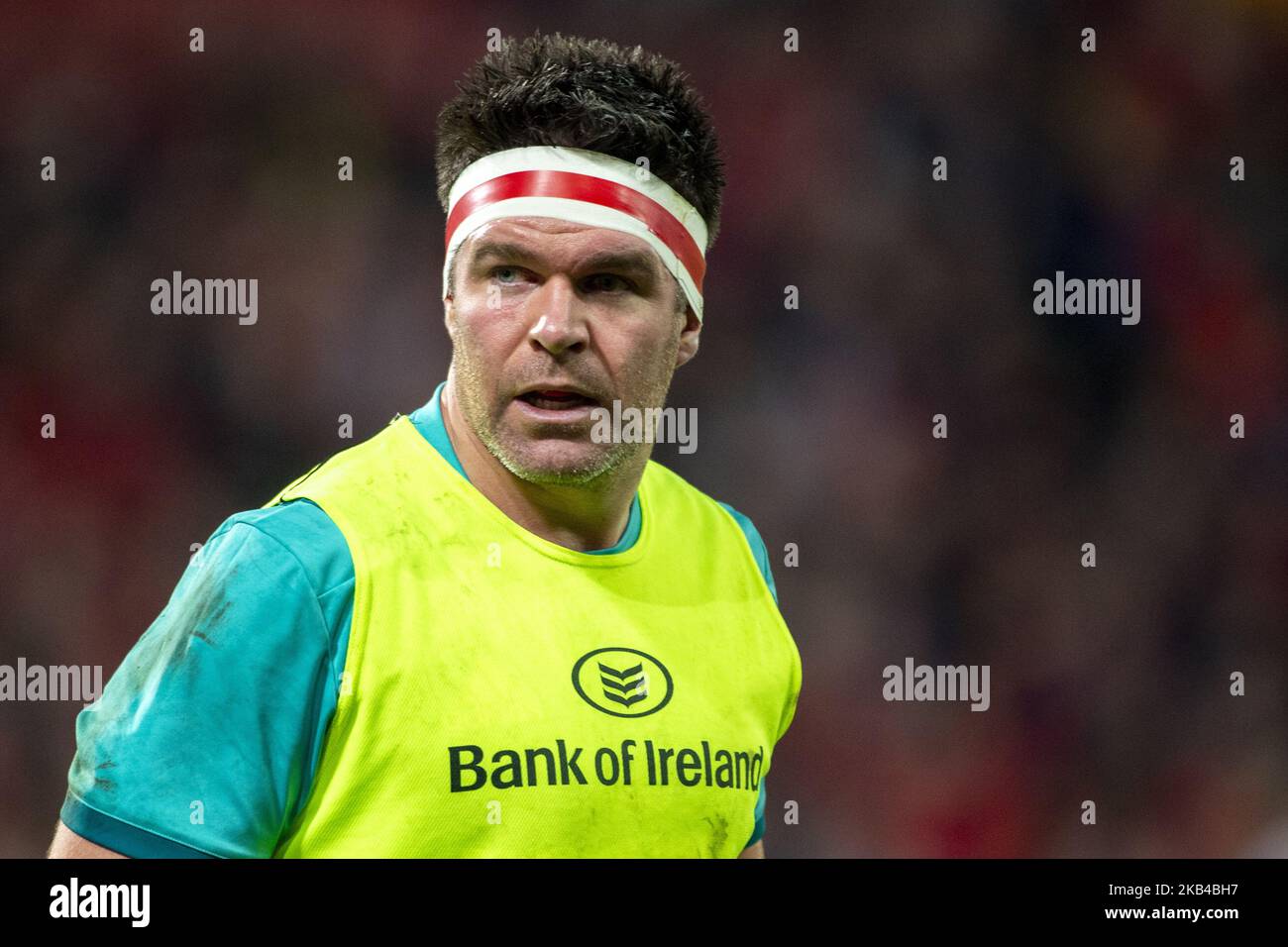 Billy Holland of Munster during the warm up during the Guinness PRO14 ...