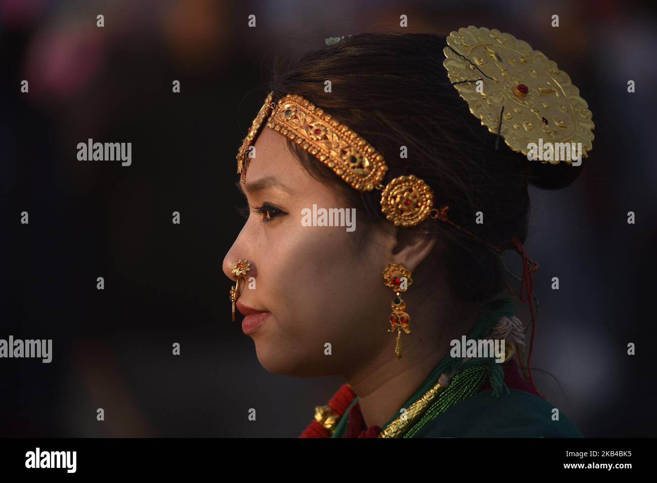 Gurung traditional attire hi-res stock photography and images - Alamy