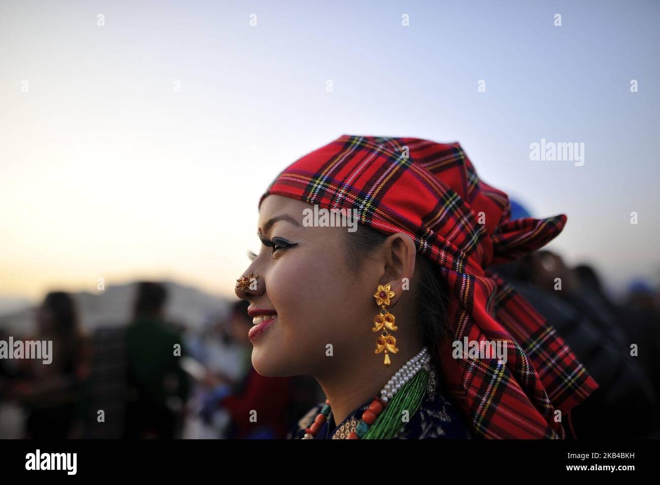 Gurung traditional attire hi-res stock photography and images - Alamy