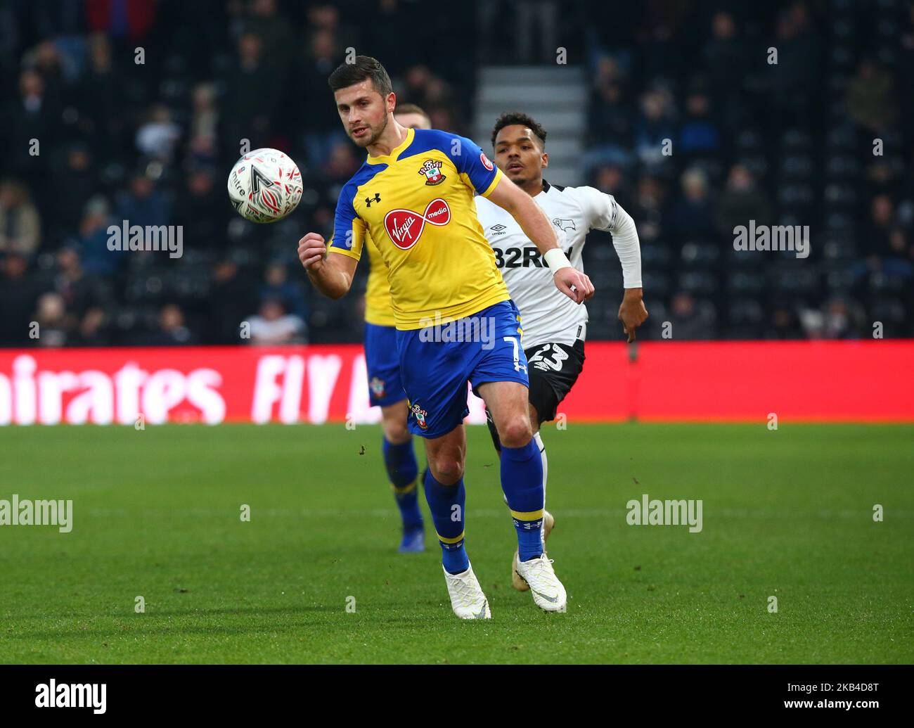 Southampton's Shane Long during FA Cup 3rd Round between Derby County ...