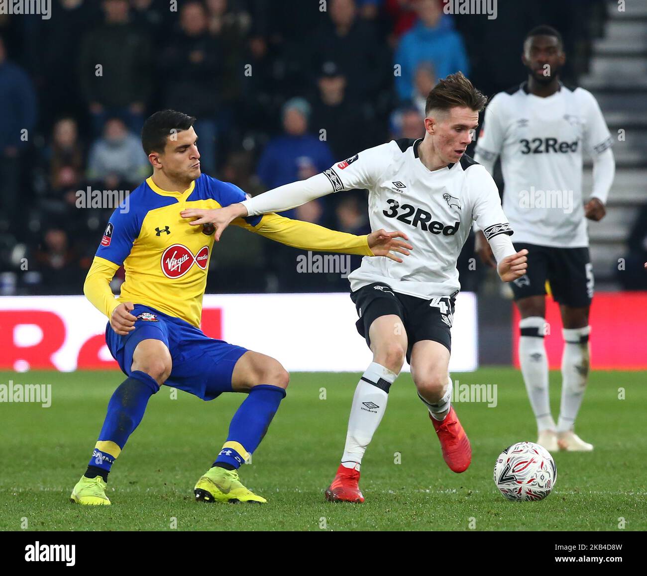 Derby County's Max Bird during FA Cup 3rd Round between Derby County ...