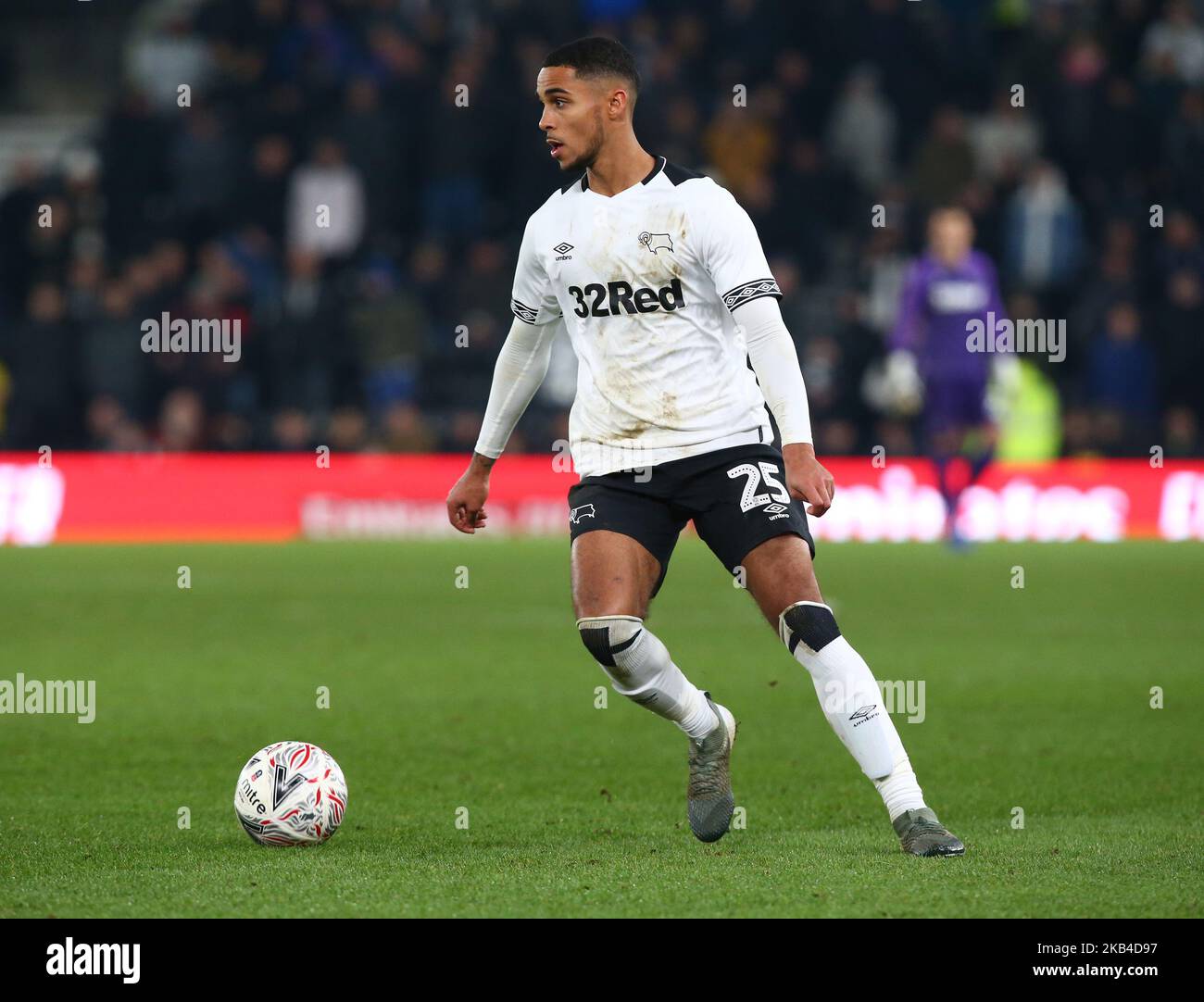 Derby County's Max Lowe during FA Cup 3rd Round between Derby County ...