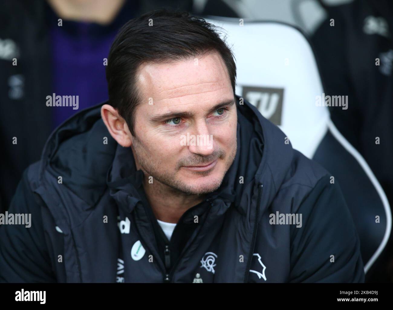 Derby County manager Frank Lampard during FA Cup 3rd Round between ...