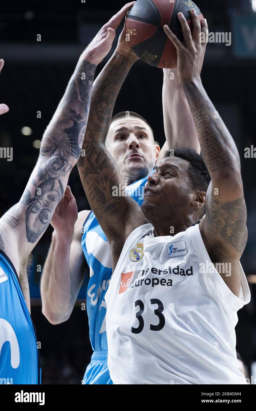Trey Thompkins of Real Madrid during Movistar Estudiantes vs Real ...