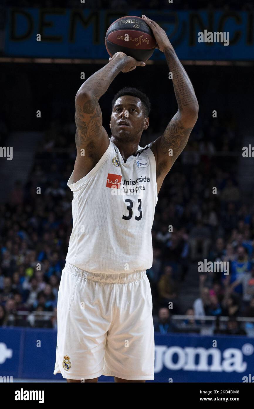 Trey Thompkins of Real Madrid during Movistar Estudiantes vs Real ...