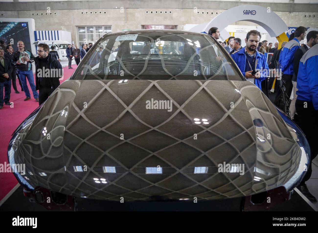 People visit The 2019 Tehran Auto Show at Shahr-e Aftab International ...