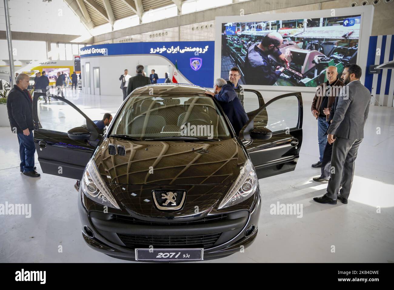 People visit The 2019 Tehran Auto Show at Shahr-e Aftab International ...