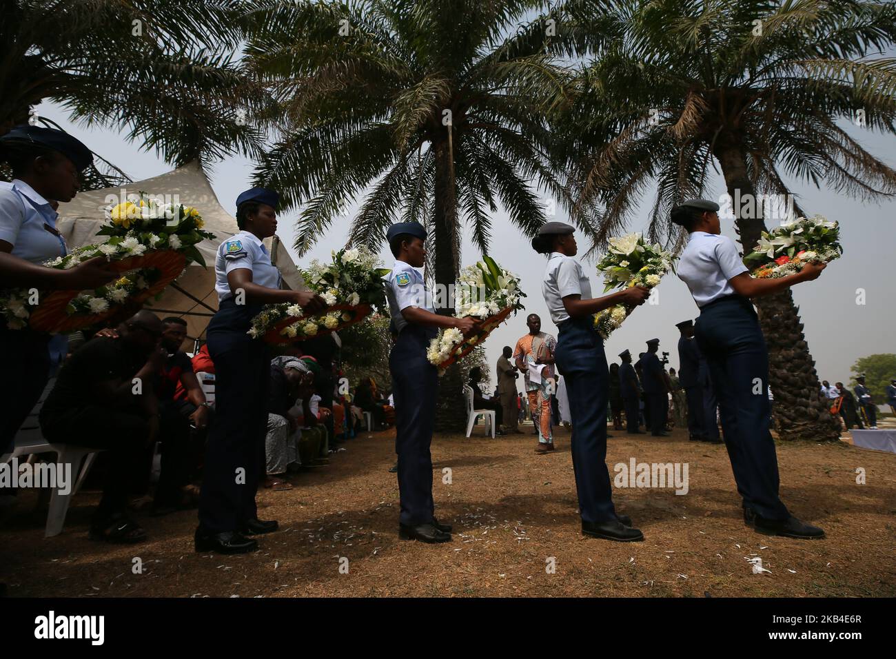 Funeral service for the the remains of five officers who died in the ...