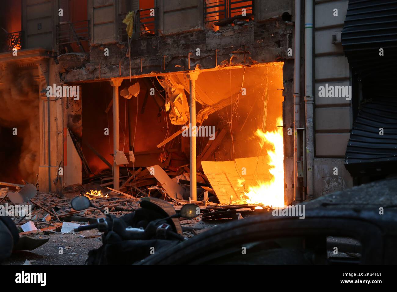 Accident bakery blast disaster explosion explosion in paris france ...