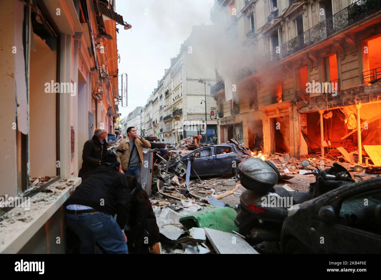 Accident bakery blast disaster explosion explosion in paris france ...