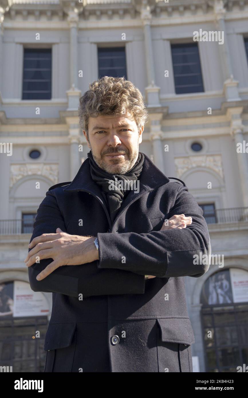 the Spanish conductor Pablo Heras Casado poses during the session of ...