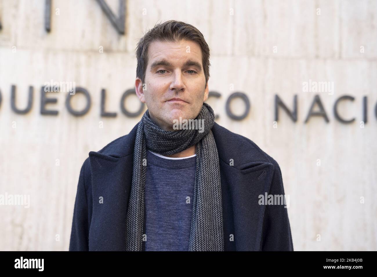 Felix Randau attends Otzi, El Hombre De Hielo photocall at Museo ...