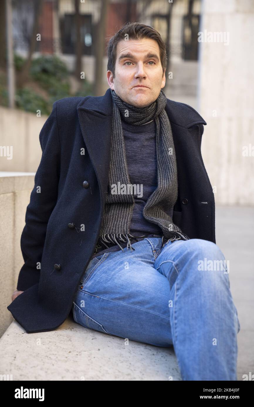 Felix Randau attends Otzi, El Hombre De Hielo photocall at Museo ...