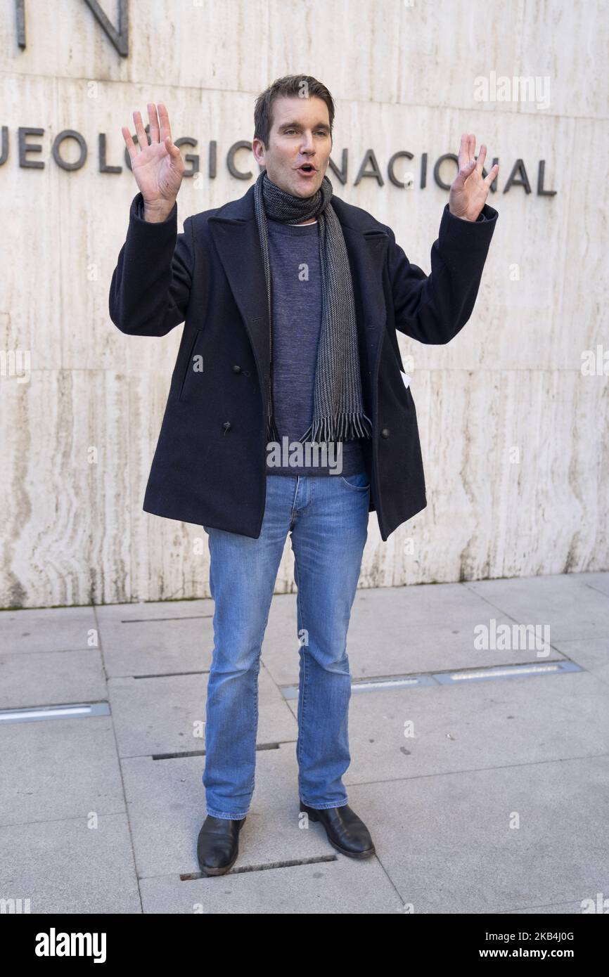 Felix Randau attends Otzi, El Hombre De Hielo photocall at Museo ...