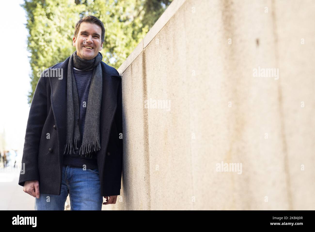 Felix Randau attends Otzi, El Hombre De Hielo photocall at Museo ...