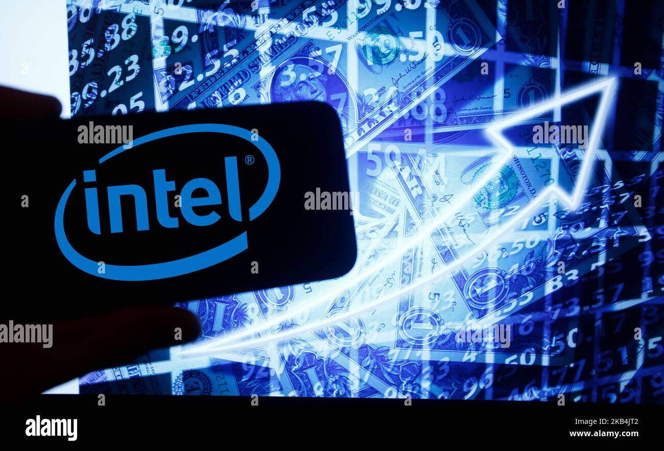 Intel new logo hi-res stock photography and images - Alamy