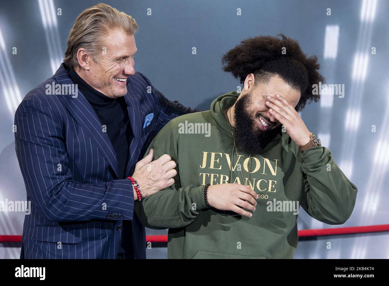 Swede actor Dolph Lundgren and american director Steven Caple Jr ... Swede actor Dolph Lundgren and american director Steven Caple Jr ...