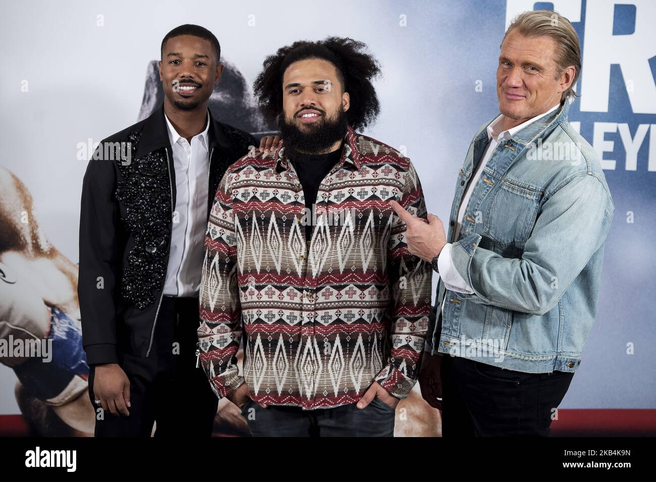 American actor Michael B. Jordan, American director Steven Caple Jr ...