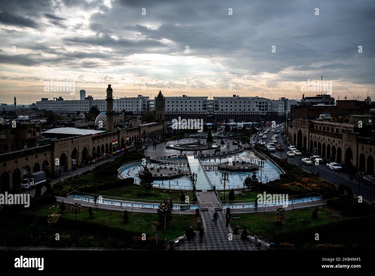 A view of the city center of Irbil from the old city On December 2018, A trip inside Kurdistan ...