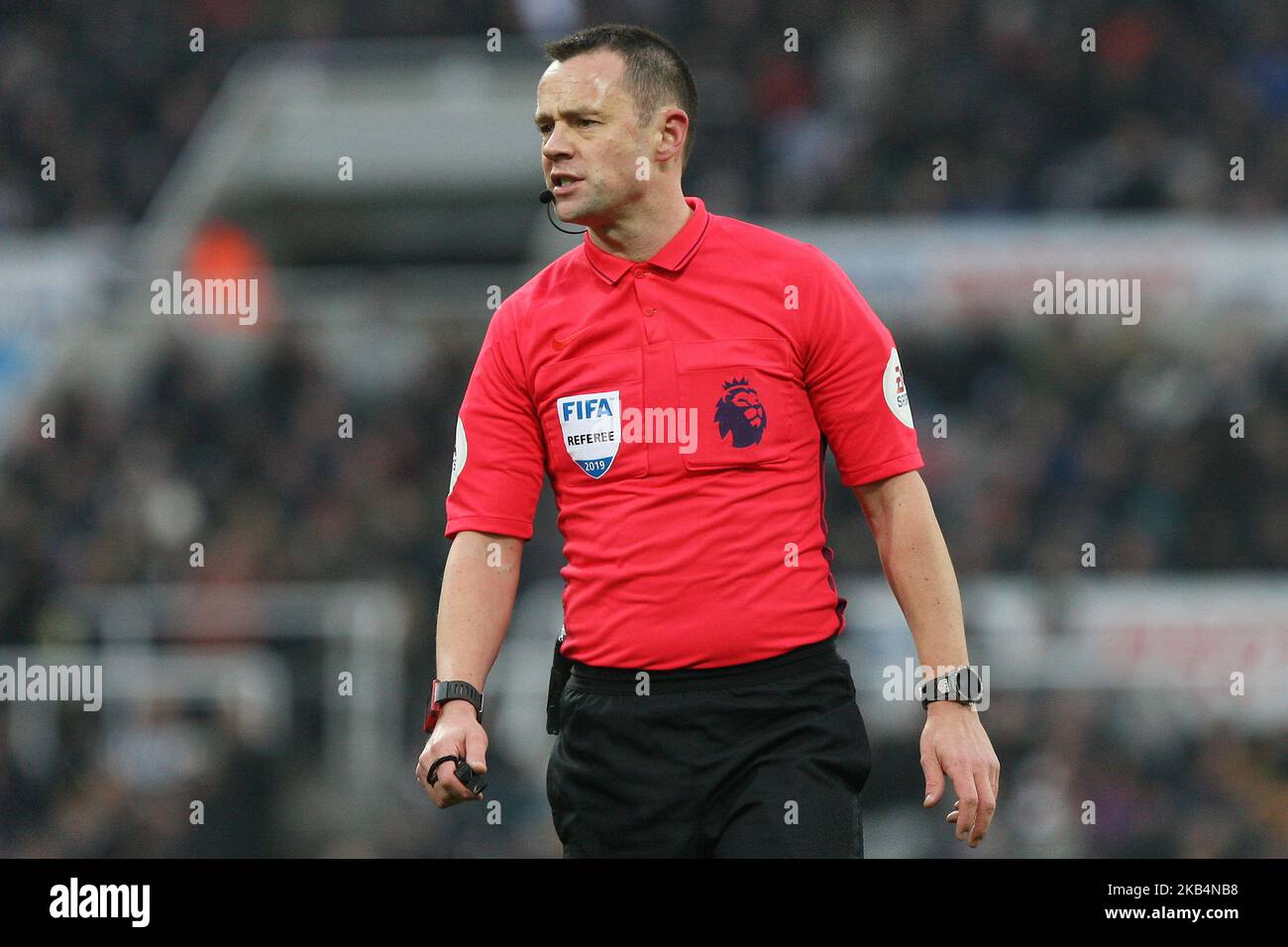 Match Referee Stuart Attwell during the Premier League match between ...