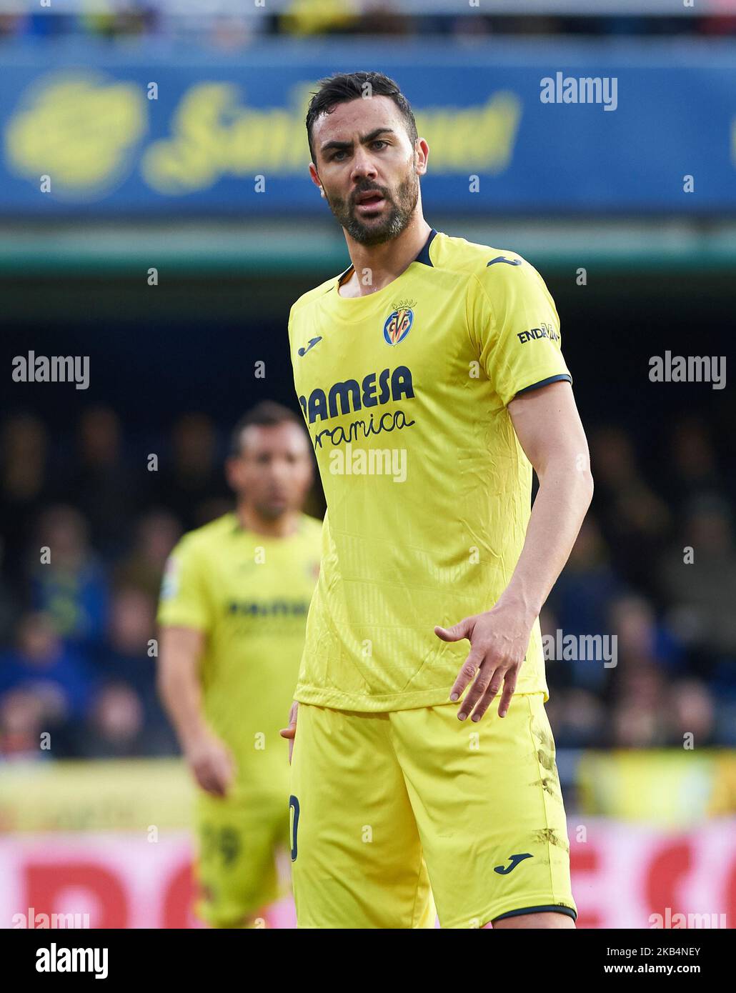 Vicente Iborra of Villarreal during the La Liga Santander match between ...
