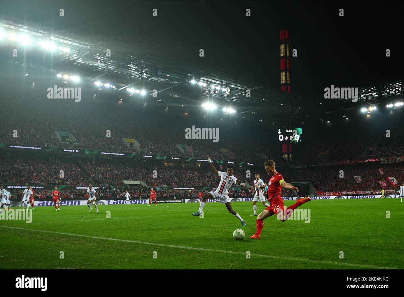 GERMANY, COLOGNE - NOVEMBER 3, 2022: The match of UEFA Europa ...