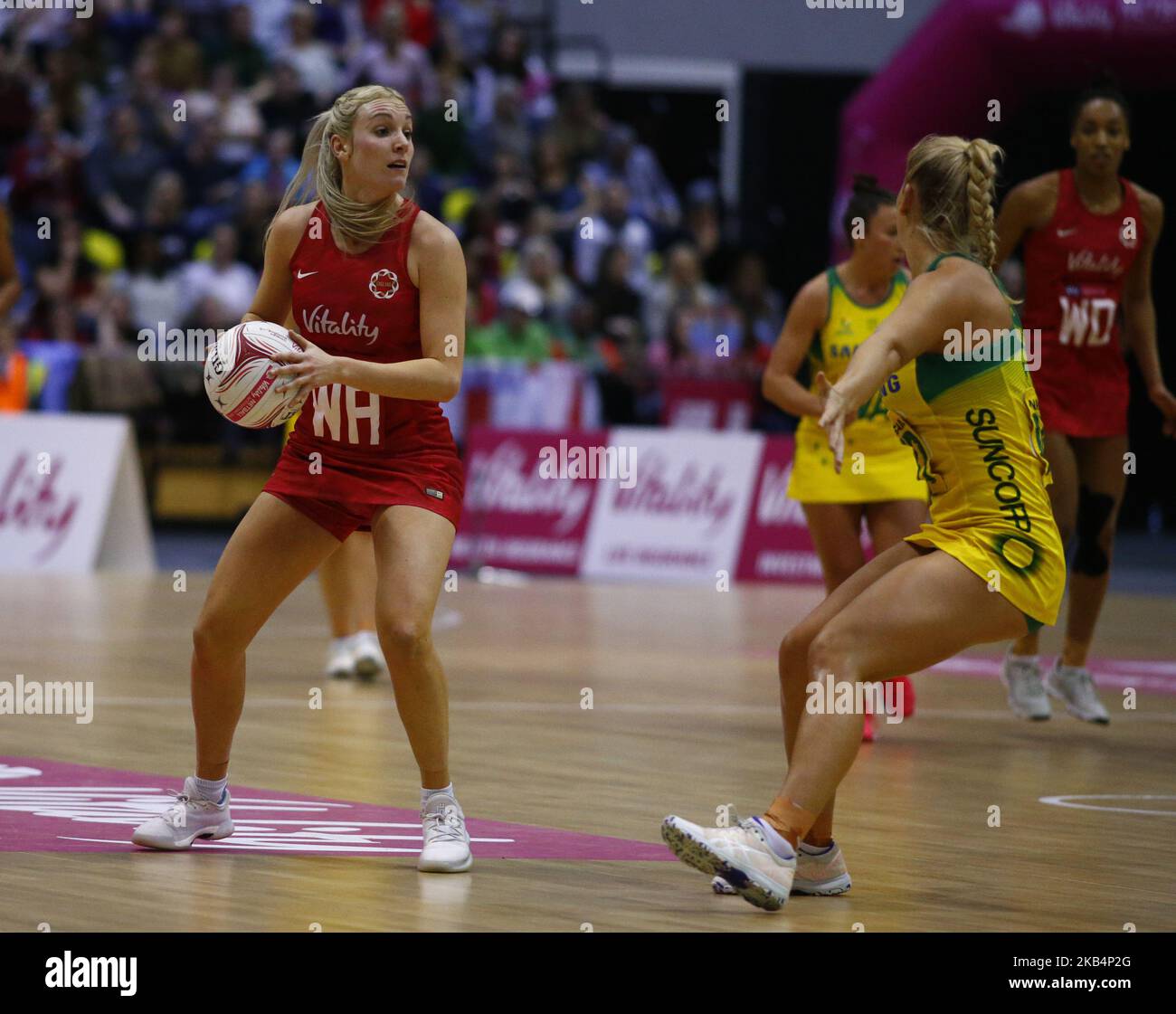 Natalie Haythornthwaite of England Roses During Netball Quad Series ...