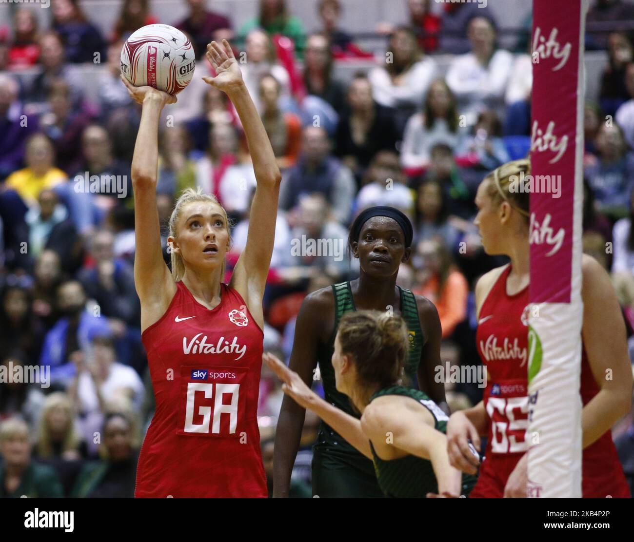 Helen Housby of England Roses During Netball Quad Series Vitality ...