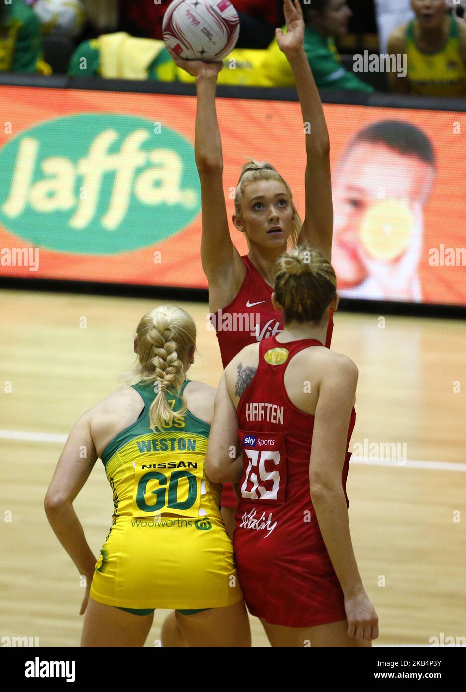 Helen Housby of England Roses During Netball Quad Series Vitality ...