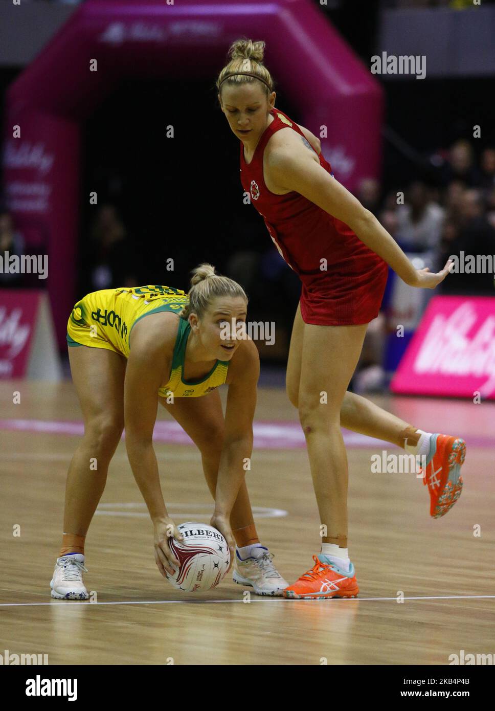 Jamie - Lee Price of Australia Diamonds During Netball Quad Series ...