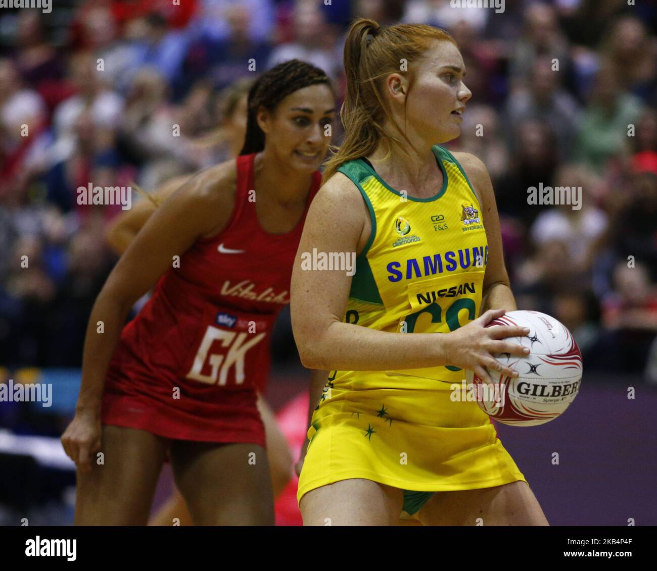 Stephanie Wood of Australia Diamonds During Netball Quad Series ...