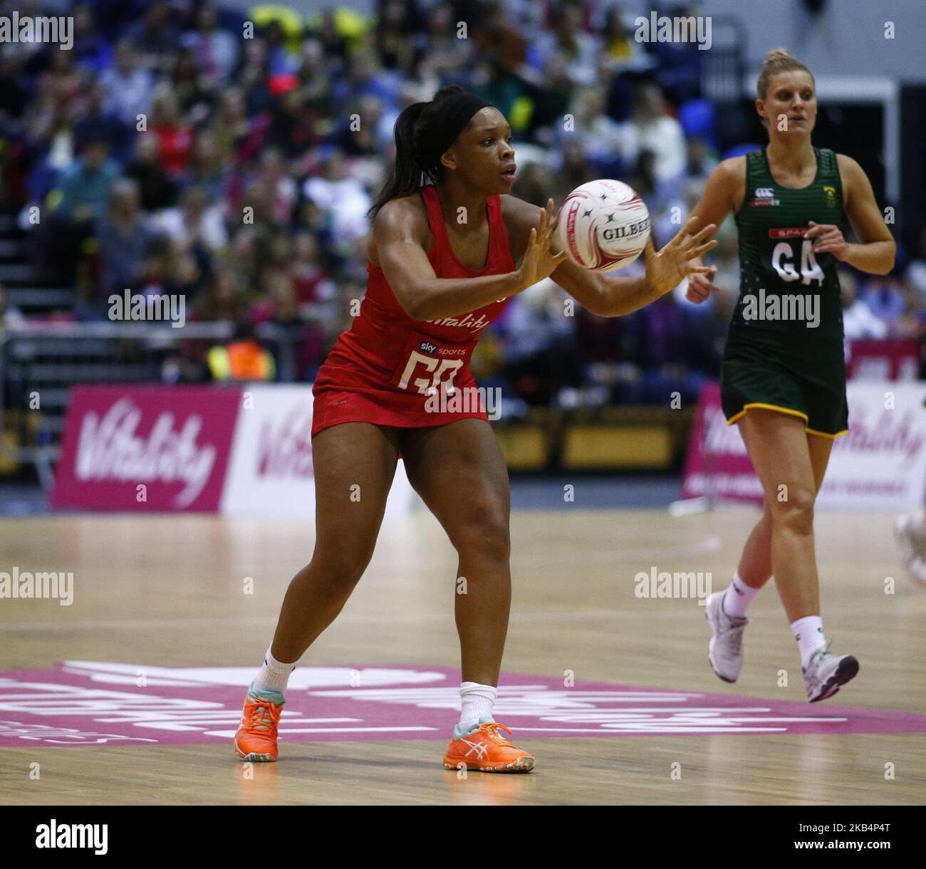 Eboni Usoro-Brown of England Roses During Netball Quad Series Vitality ...