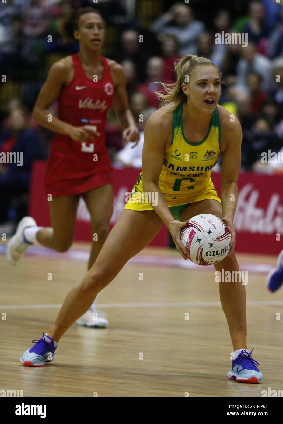 Kate Moloney of Australia Diamonds During Netball Quad Series Vitality ...