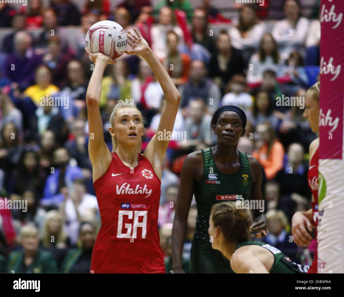 Helen Housby of England Roses During Netball Quad Series Vitality ...