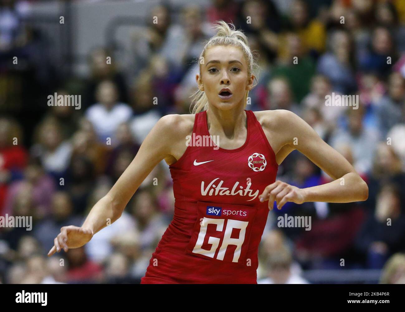 Helen Housby of England Roses During Netball Quad Series Vitality ...