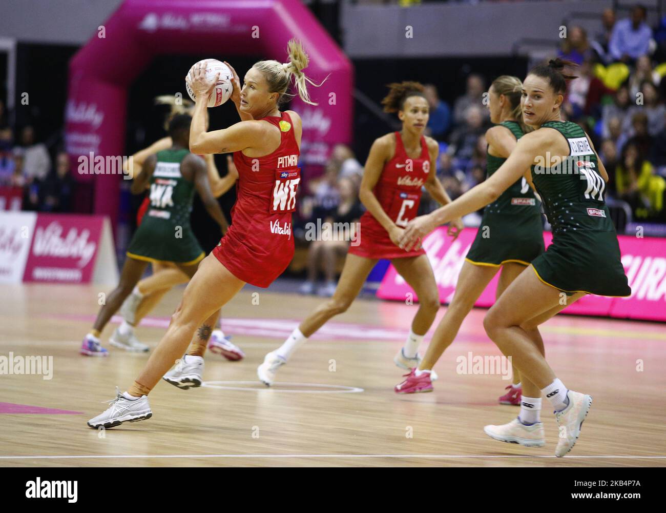 Chelsea Pitman of England Roses During Netball Quad Series Vitality ...