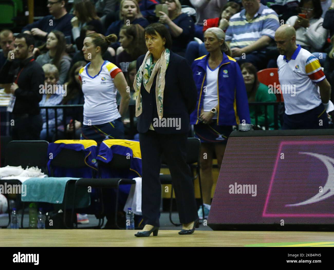 Lisa Alexander Head Coach of Australia Diamonds During Netball Quad ...