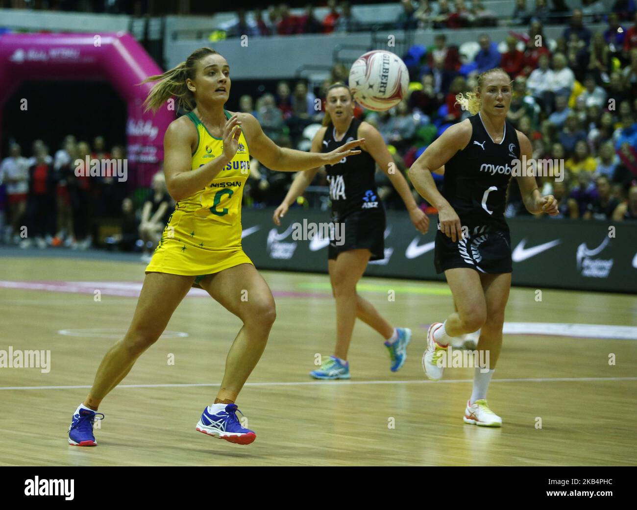 Liz Watson of Australia Diamonds During Netball Quad Series Vitality ...