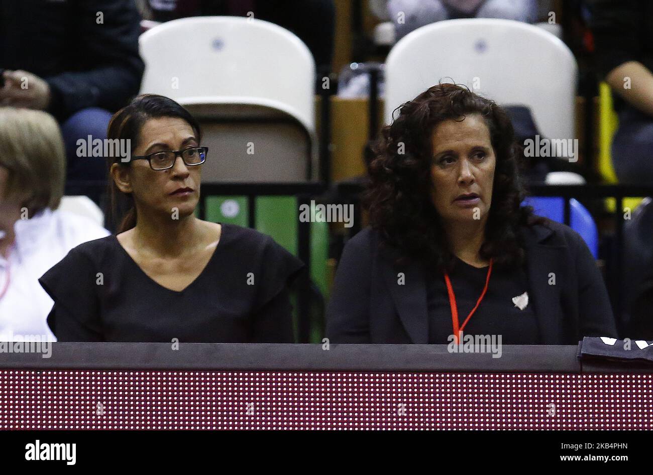 L-R Noeline Taurua Head Coach of New Zealand Silver Ferns and Debbie ...
